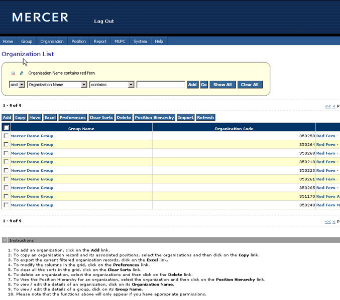 Mercer Job Descriptions at Brodie Bill blog